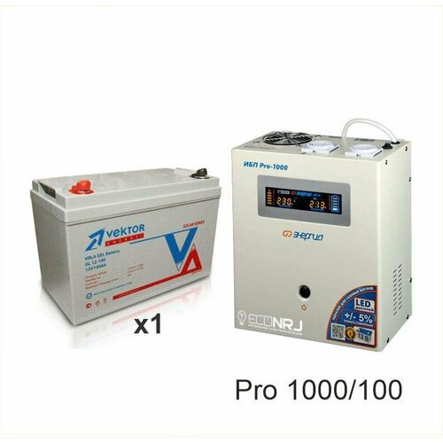 Энергия PRO-1000 + Аккумуляторная батарея Vektor GL 12-100