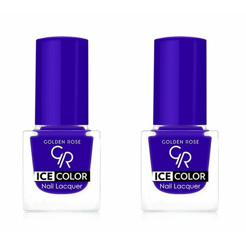 Golden Rose Лак для ногтей Ice Color Nail Lacquer, тон 242, 2 шт