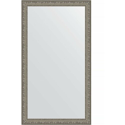 Зеркало в багетной раме - виньетка состаренное серебро 56 mm