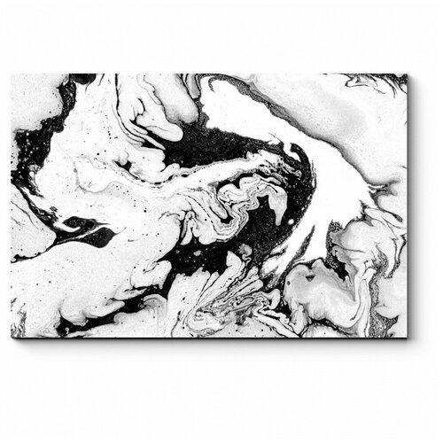Модульная картина Черно-белое море 70x47
