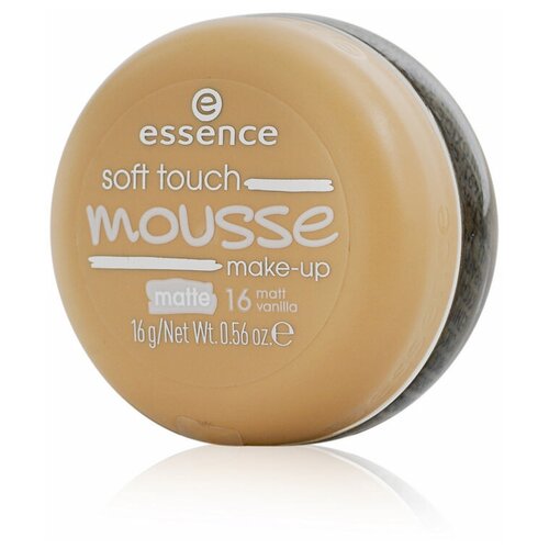 Essence Тональный мусс Soft touch mousse make-up, 16 г, оттенок: 16 matt vanilla