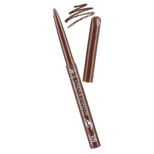 Контурный карандаш для глаз TF Liner & Shadow автоматический, тон №109 dark brown