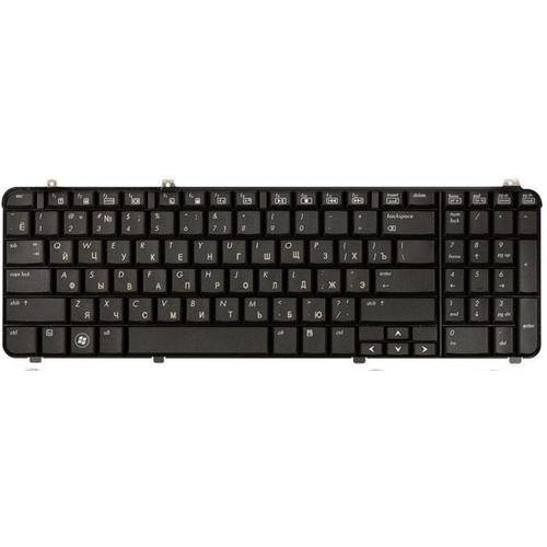 Клавиатура для ноутбука HP Pavilion dv6-2135er матовая черная
