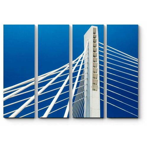 Модульная картина Белоснежный мост 120x90
