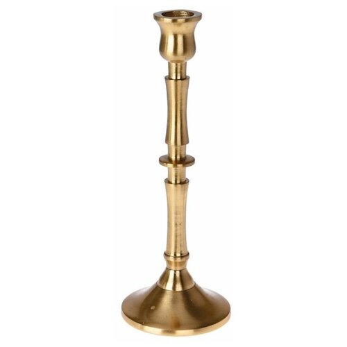 Высокий подсвечник элеганте гранде - Римская Коллекция, на 1 свечу, золотой, 23 см, Koopman International A98020420