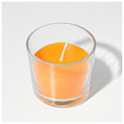 ___ Свеча ароматическая в стакане алания "Апельсин"