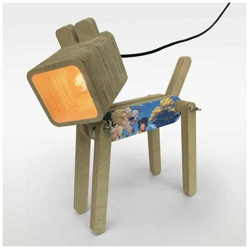 Настольная лампа светильник "Собака" модель Игра Геншин - 586