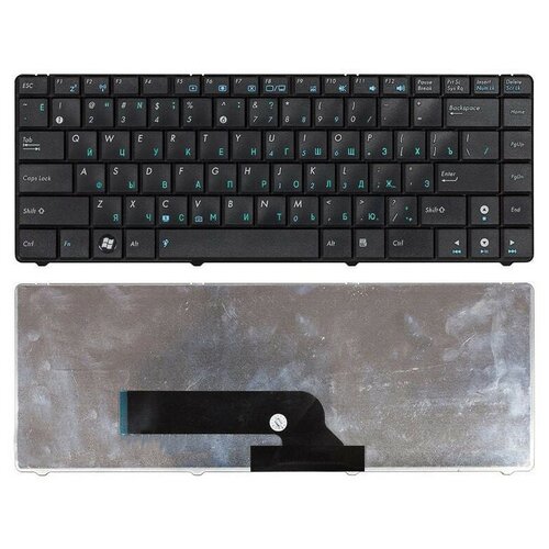 Клавиатура для ноутбука Asus K40, K40AB, K40AC, K40AD (Черная)