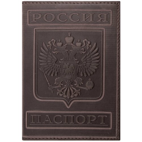 Обложка для паспорта BRAUBERG 237190, коричневый, бордовый
