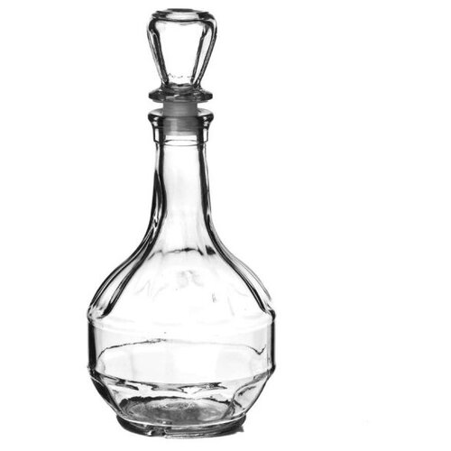 Бутылка из бесцветного стекла ПиэрКуб 0,5 л