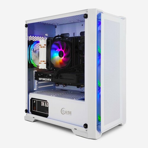 Игровой PC юкомс i7 11700F, RTX 2060 6GB, HDD 1TB, SSD 2TB, 64GB DDR4, БП 500W, win 10 pro, White game case