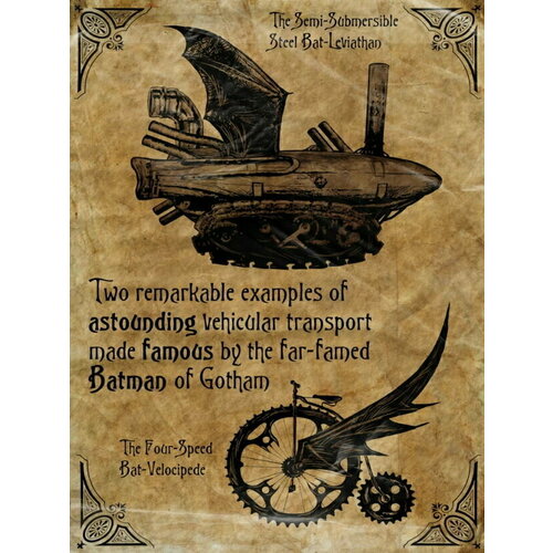Плакат, постер на холсте Steampunk/Стимпанк/искусство/арт/абстракция/творчество. Размер 21 х 30 см