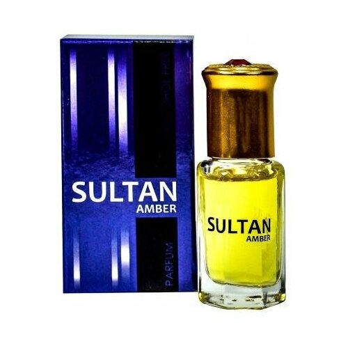 Духи-ролл масляные Sultan Amber, мужские, 6 мл