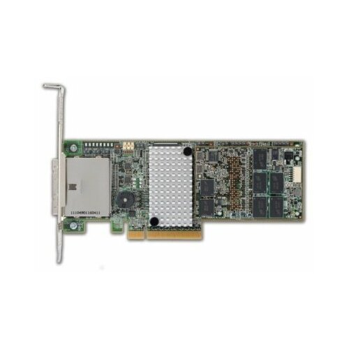 Контроллер LSI Logic SAS 9285CV-8E (PCI-E 2.0 x8, LP, EXTERNAL) SGL SAS6G, Raid 0,1,10,5,6, 8port (2*extSFF8088),1GB onboard, CacheVault (LSI00298)