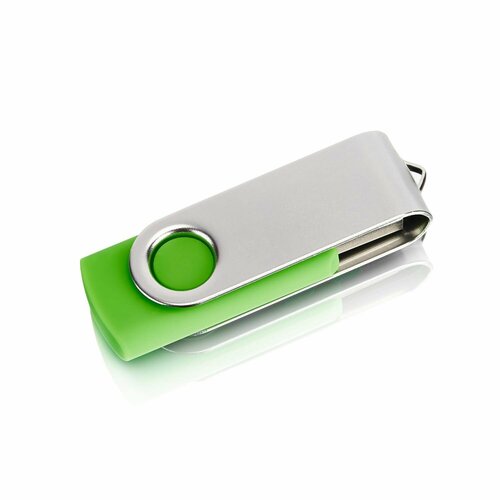 USB флешка, USB flash-накопитель, Флешка Twist, 4Гб, зеленая, арт. F01 USB 2.0 30шт