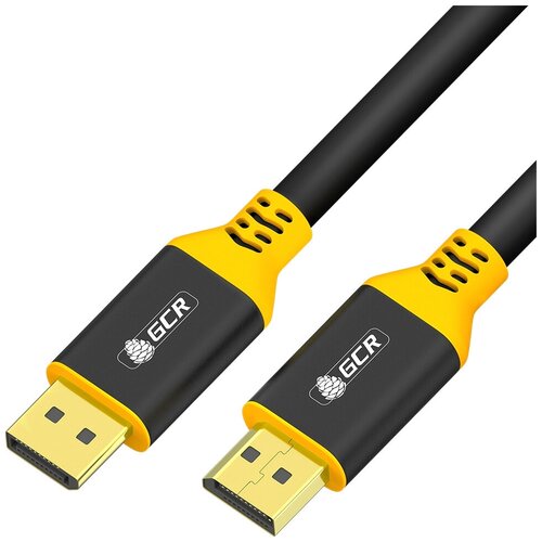 Аксессуар GCR DisplayPort v1.2 3m Black-Yellow GCR-54438