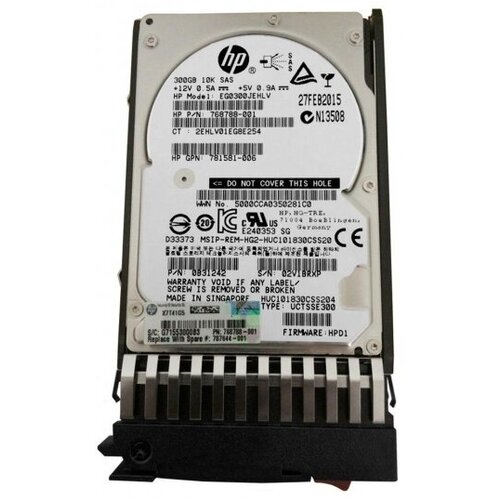 Жесткий диск HP J9F44A 300Gb 10000 SAS 2,5" HDD