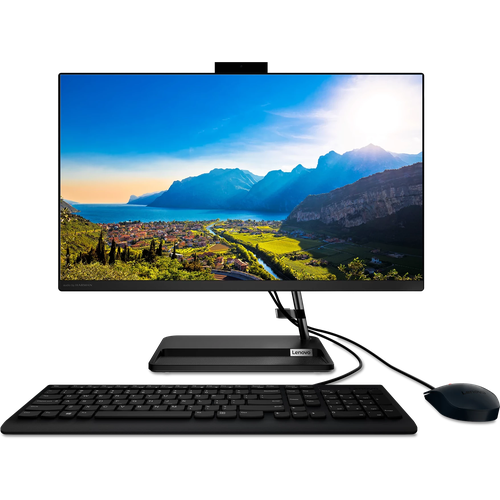 Моноблок Lenovo IdeaCentre AIO 3 Gen 6 23.8" FHD /Core i5-1155G7/16GB/512GB SSD/Iris Xe Graphics/NoOS/черный (F0G001BPRU)