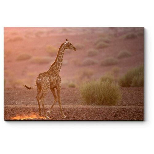 Модульная картина Одинокий жираф60x40