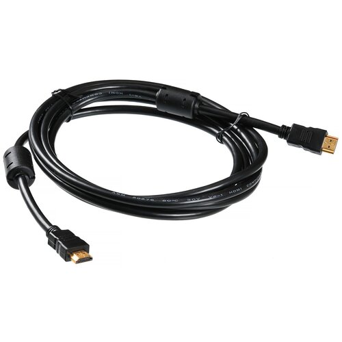 Кабель аудио-видео Buro HDMI 1.4 HDMI (m)/HDMI (m) 3м. феррит. кольца черный (HDMI-19M/19M-3M-MG)