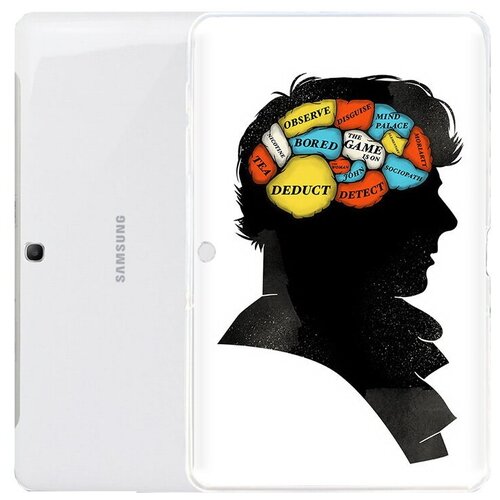 Чехол задняя-панель-накладка-бампер MyPads темный рисунок для Samsung Galaxy Tab 3 10.1 GT-P5200/P5210/P5220 противоударный