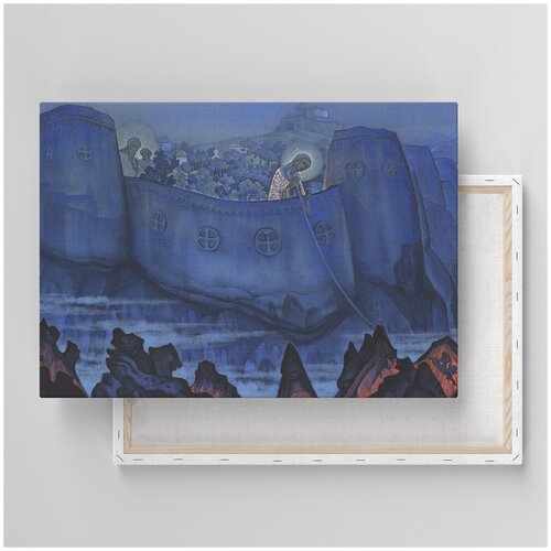 Картина на холсте с подрамником / Roerich Nicholas / Рерих Николай - Труды Богоматери