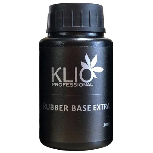 KLIO Professional Базовое покрытие Rubber Base Extra, прозрачный, 30 мл