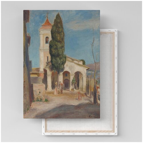 Картина на холсте с подрамником / Pierr - Auguste Renoir / Ренуар Пьер - Церковь в Кане