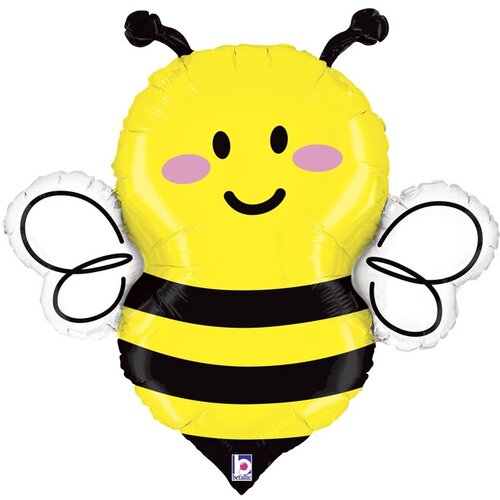 Шар (14'/36 см) Мини-фигура, Милая пчела, 1 шт.