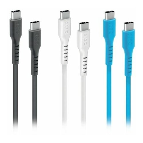 Sbs-mobile SBS Mobile Комплект кабелей USB-C - USB-C 3 шт (3 цвета 1,2 м)
