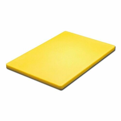 Доска разделочная прямоугольная, 30х40 h-1.2см, пластик, цвет желтый