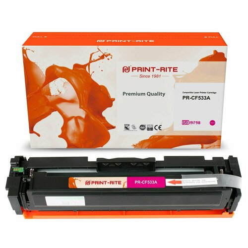 Print-Rite PR-CF533A картридж лазерный (HP 205A - CF533A) пурпурный 900 стр