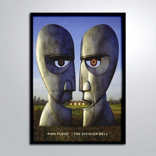 Постер в раме/Постер для интерьера/Pink Floyd Альбом The Division Bell Пинк Флойд Оригинал