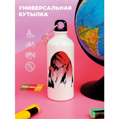 Бутылка для воды Аниме девка