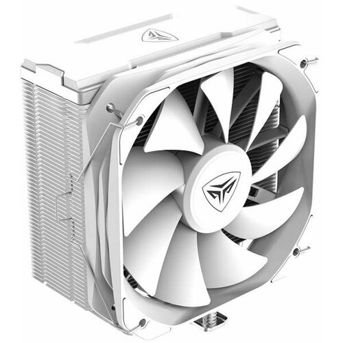 Кулер PCCooler K4 WH S115X/1200/1700/AM4/AM5 (TDP 230W, 130mm PWM FAN, 4 тепловые трубки 6мм, 400-1600RPM, 18-29dBa)