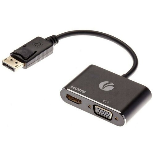 Переходник DisplayPort (M) - HDMI/VGA (F), VCOM (CG640M-0.15)
