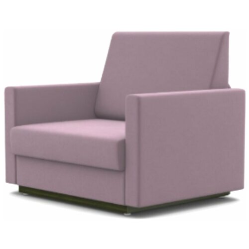 Кресло-кровать Стандарт + фокус- мебельная фабрика 89х80х87 см пыльная роза велюр