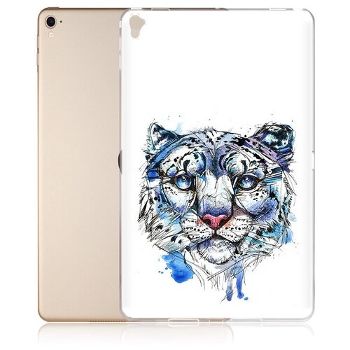 Чехол задняя-панель-накладка-бампер MyPads водяной тигр для iPad Pro 2 10.5 A1701/A1709/iPad Air 3 (2019) противоударный