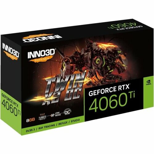 Видеокарта INNO3D GeForce RTX 4060 Ti TWIN X2 OC 8G
