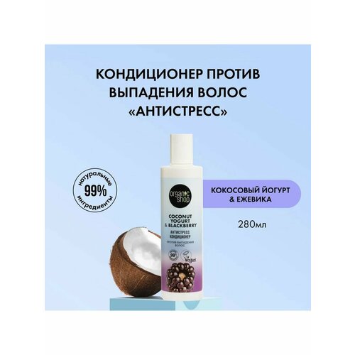 Coconut yogurt против выпадения волос 280 мл 2 шт