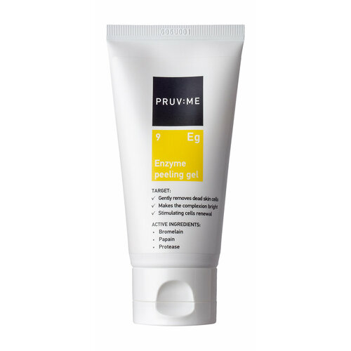 Энзимный пилинг-гель для мягкого очищения лица PRUV: ME Eg 9 Enzyme Peeling Gel