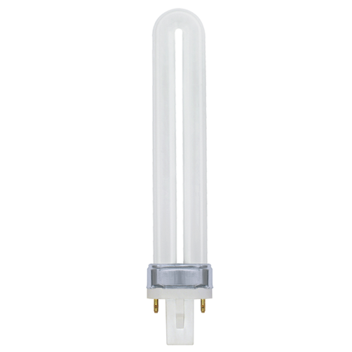 Лампа светодиодная G23. Форма PL. LED-PL-5W-4000K-G23-FR PLZ03WH матовая. Белый свет 4000K.