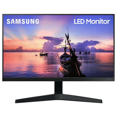 24" Монитор Samsung F24T350FHM, 1920x1080, 75 Гц, IPS, dark blue gray