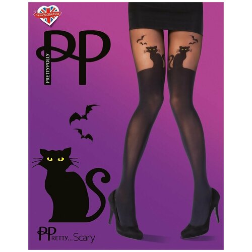 Колготки Pretty Polly, размер one size, черный