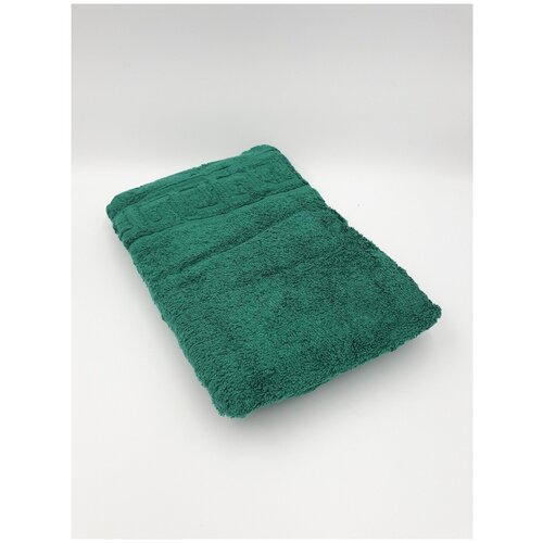 Полотенце банное, махровое полотенце для лица рук и ног 40х70 см. хлопок 100% "Ашхабадский текстильный комплекс"Темно зеленый