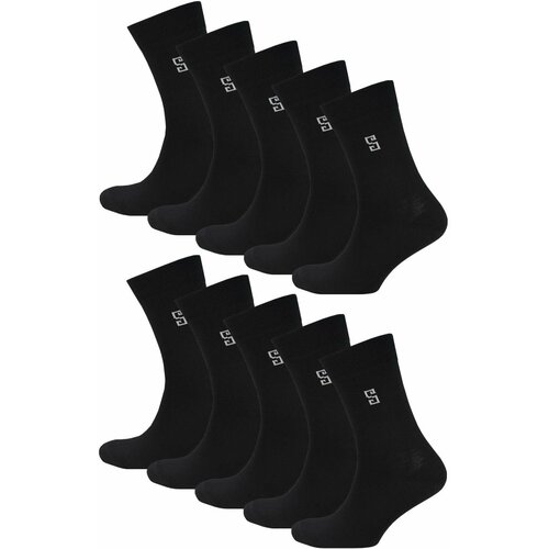 Носки STATUS, 10 пар, размер 33, черный