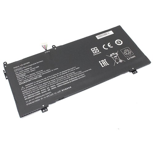 Аккумуляторная батарея для ноутбука HP Spectre X360 13-ae042ng (CP03XL) 11.4V 4900mAh OEM
