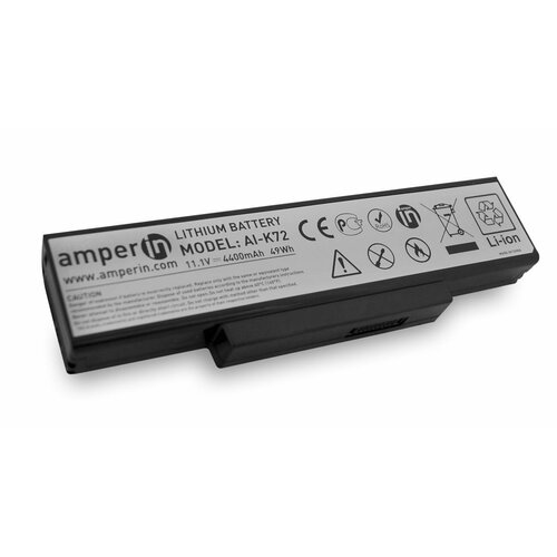 Аккумулятор Amperin для Asus N71VN (4400mAh)