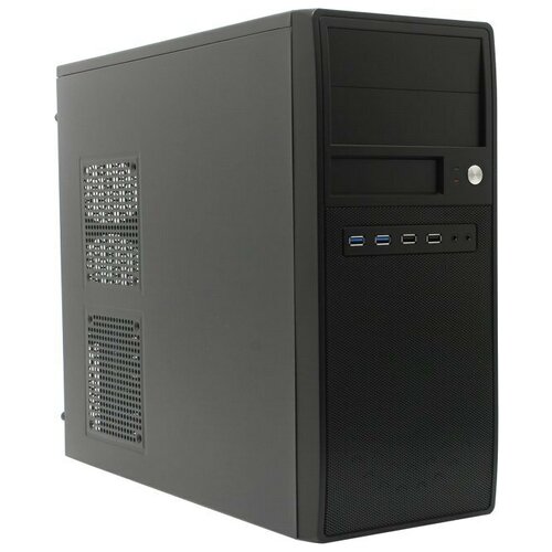 Корпус Miditower Chieftec CG-04B-OP Black ATX без БП