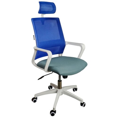 Компьютерное кресло NORDEN Бит универсальное, обивка: текстиль, цвет: синий/серый